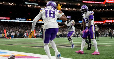 Minnesota Vikings Vs Saints Score Kyler Murray Justin Jefferson Win