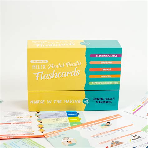 Mental Health Flashcards Nurseinthemaking