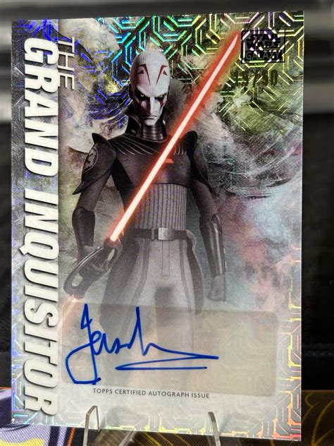 Topps 2026 Star Wars Chrome Galaxy Grand Inquisitor Auto Ga Ji 50