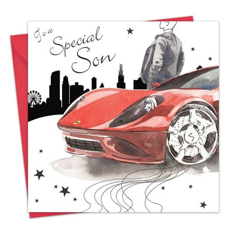 Son Birthday Card Men