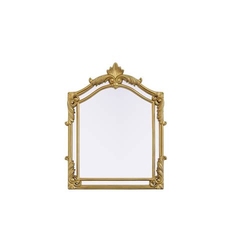 Elegant Kitchen And Bath Madeline 255x40 Traditional Mirror In Gold
