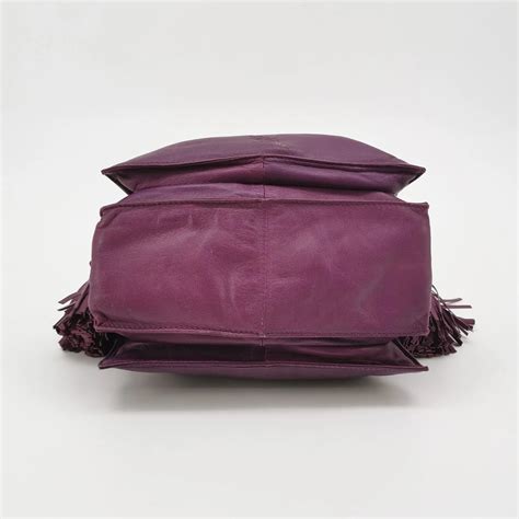 Sac à Main En Cuir Puzzle Fold Loewe Violet En Cuir 71251508