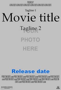 Movie Poster Star In Your Own Movie