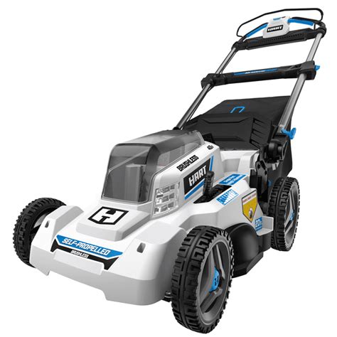 Hart 40 Volt Lawn Mower 20 Inch Brushless Self Propelled Kit With 5