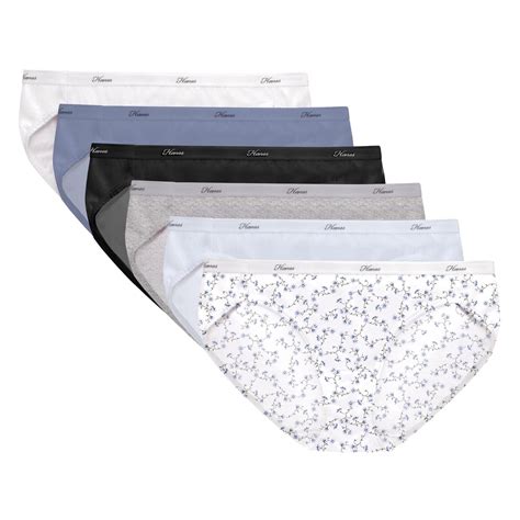 Hanes Womens Cotton Bikini Pack Of 6 Walmartca