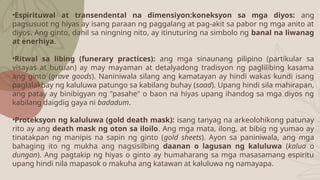 Dimensiyon Ng Buhay Hiyas Anting Anting At Ginhawa Sa Kulturang