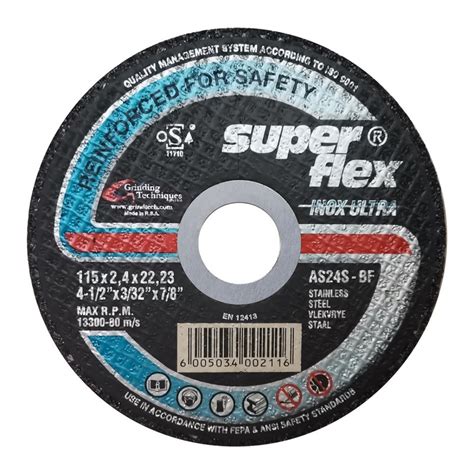 Superflex Cutting Disc Flat Ultra Inox 115x2 4mm GeeWiz
