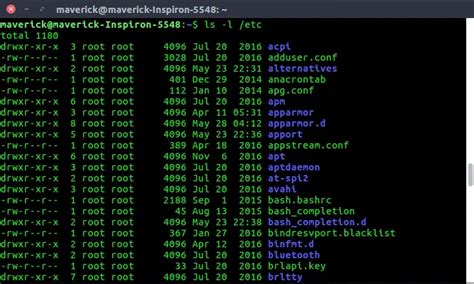 Ls Command In Linux Geeksforgeeks