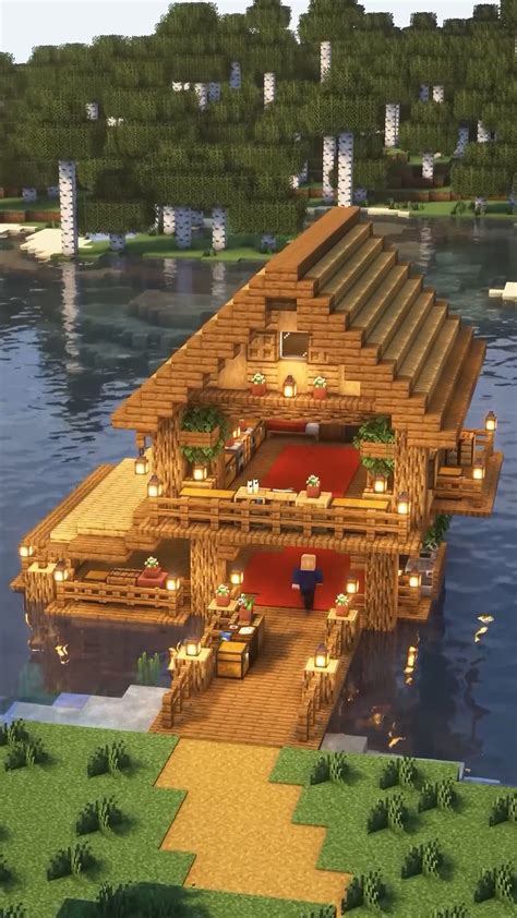 Minecraft Survival Water House Idea