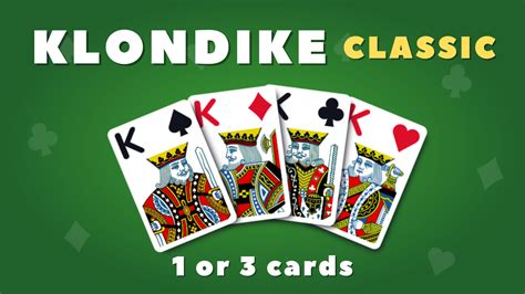 Klondike Classic 1 Or 3 Cards Card Solitaire Playgama