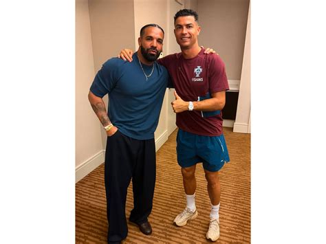 Cristiano Ronaldo Meets Drake In Toronto After World Cup Win