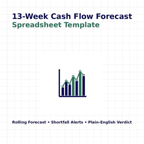 Small Business Cash Flow Forecast Excel 13 Week Cash Flow Projection