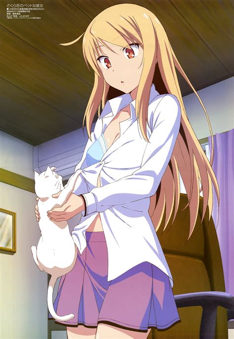 Shiina Mashiro Megami Magazine And 1 More Drawn By Fujiimasahiro