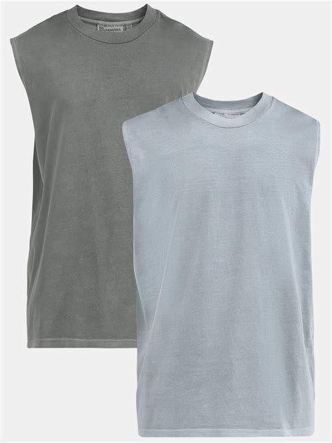 No Boundaries Mens And Big Mens Oversized Sleeveless Muscle Tank Top 2 Pack Sizes Xs 5xl