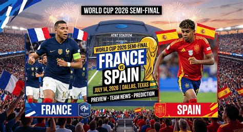 France Vs Spain World Cup 2026 Semifinal Preview Prediction And Lineups