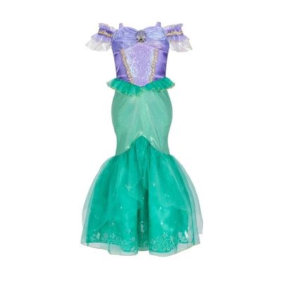 Disney Princess Winter Dresses Ariel Elsa Belle Costumes