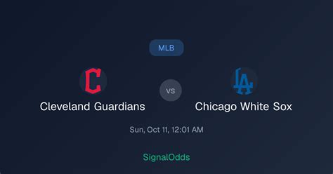 Cleveland Guardians Vs Chicago White Sox Odds