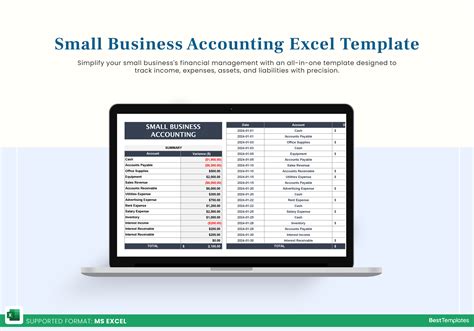 Small Business Accounting Excel Template Best Templates Online Lesson