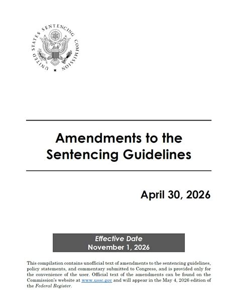 Adopted Amendments Effective November 1 2026 United States