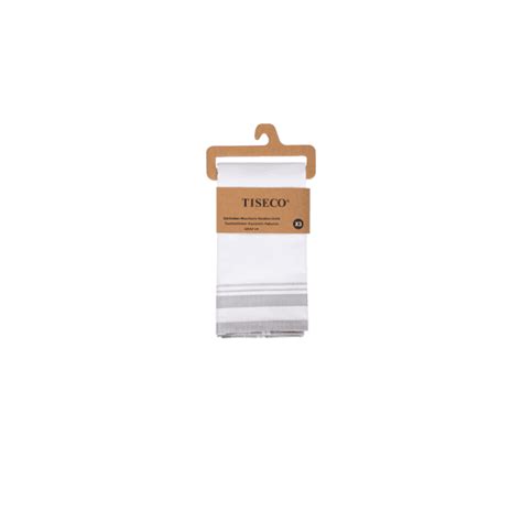 Tiseco Herenzakdoeken Regal2 42x42 Set 3 Taupe