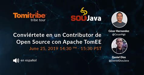 Palestra Conviértete En Un Contributor De Open Source Con Apache Tomee