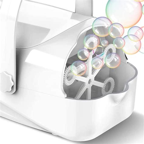 Automatische Seifenblasenmaschine 3 Geschwindigkeitsstufe 6c Batterien