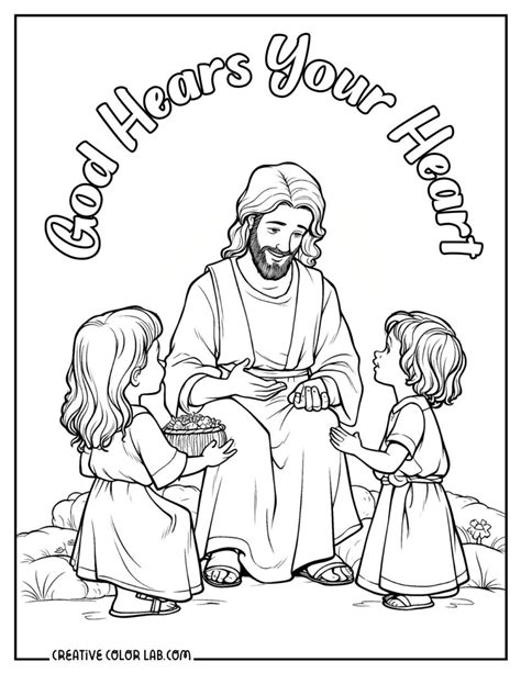 Coloring Pages Of God