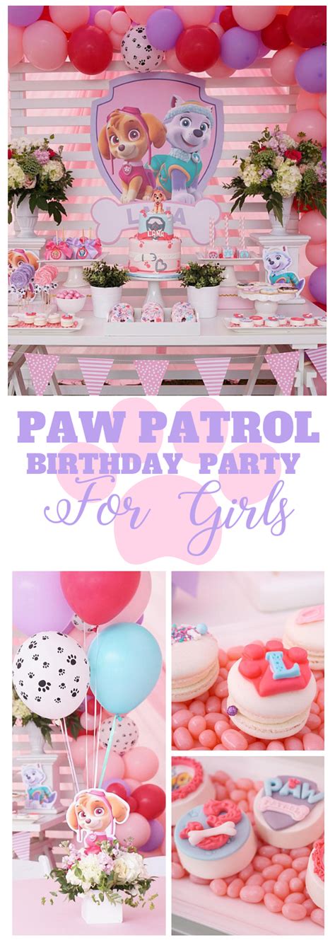 Paw Patrol Birthday Party For Girls Artofit