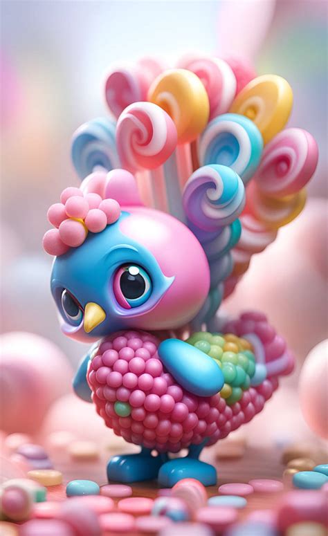 Candy Peacock By Nezukorempadeviart07 On Deviantart