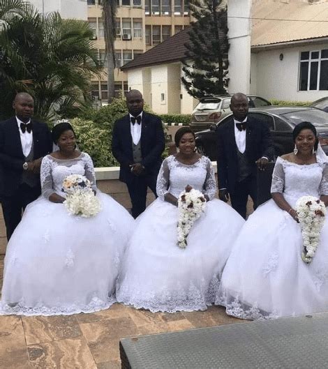 Triplet Grooms Who Got Married To Their Wives On Same Day At Same