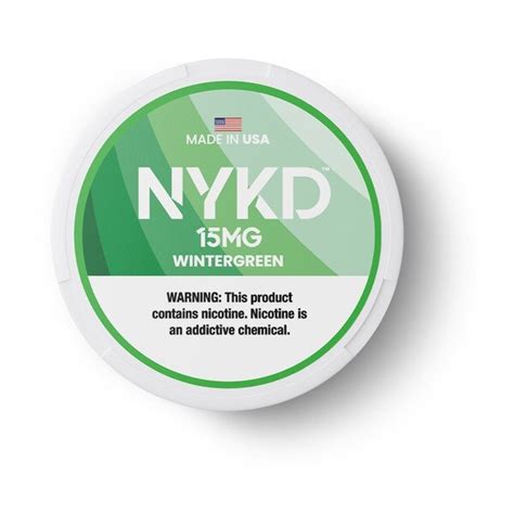 Nykd Usa Pouch Wintergreen 15 Mg 5ct Roll