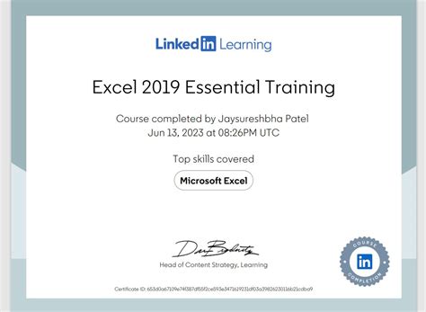 Excel2019 Essentialtraining Continuouslearning Dataanalysis