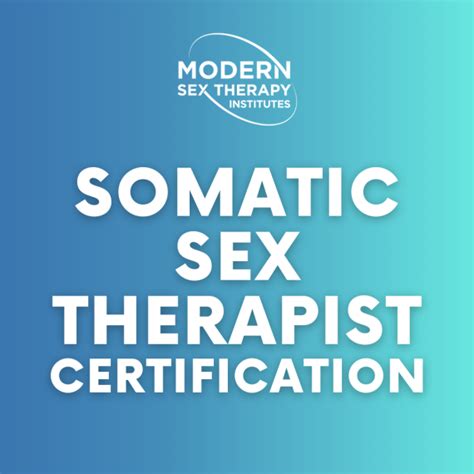 Sex Therapy Certification Modern Sex Therapy Institutes