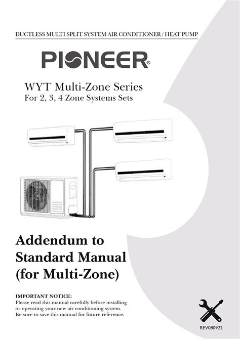 Pioneer Yn020glfi22m2d Diamante Ultra 36000 Btu Quad Zone Mini Split