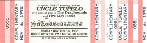 Live Performances 1992