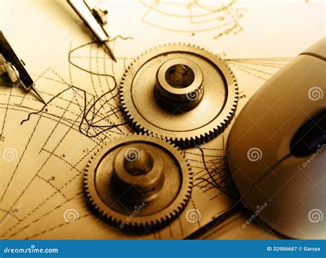 Drafting Dividers Royalty Free Stock Image 109708