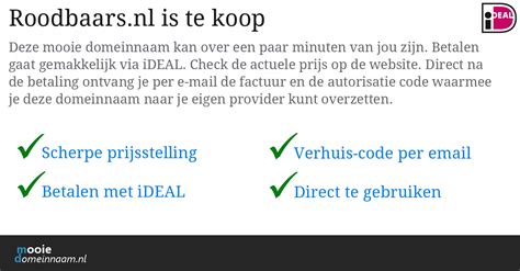 Domeinnaam Roodbaars Nl Overnemen Koop Nu En Start Met Je Plan