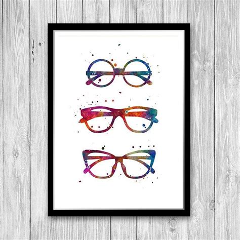 Eyeglasses Poster Optometrist T Optometry Art Print Art Prints