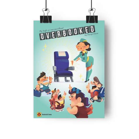 Overbooked Art Print Randomskill Games