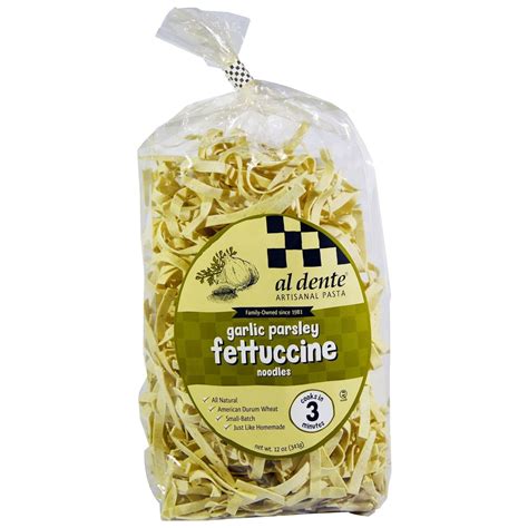 Al Dente Garlic Parsley Fettuccine 12 Oz Glovara