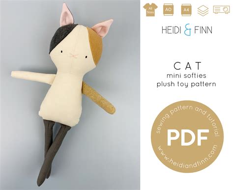 Mini Softies Cat Heidiandfinn