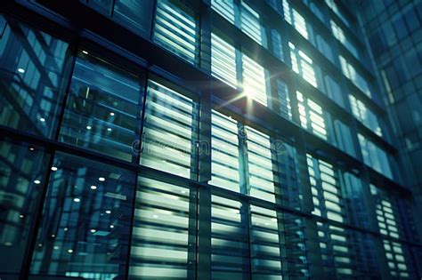 Sunlight Through Modern Architecture Stock Illustration Illustration