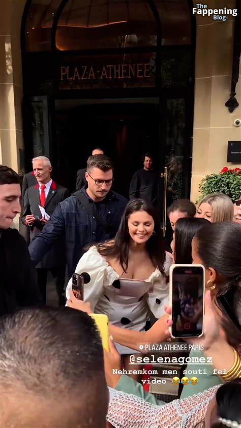 Selena Gomez Puts On A Busty Display She Steps Out In Paris 58 Photos
