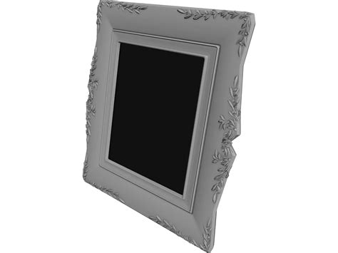 Classic Photo Frame 3d Model 3dcadbrowser