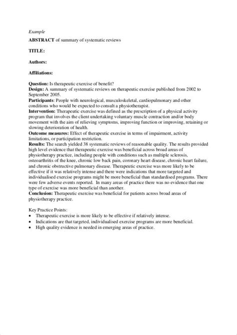 Free 17 Abstract Writing Samples And Templates In Pdf