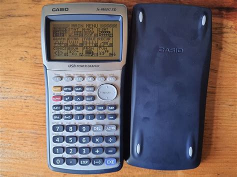 Casio Graphic Calculator Usb Power Graphic Fx 9860g Sd Scientific