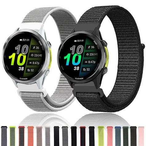 20mm 22mm Nylon Strap For Garmin Forerunner 970 965 955 570 265 165 55