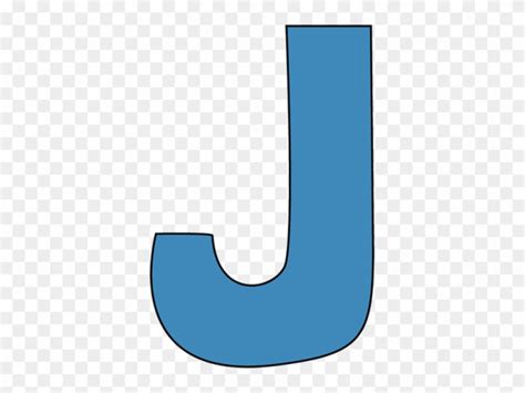 Free Blue Alphabet Letter J Clip Art Letter J Clipart Nohatcc