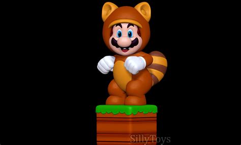 Tanooki Mario 3d Model By Sillytoys