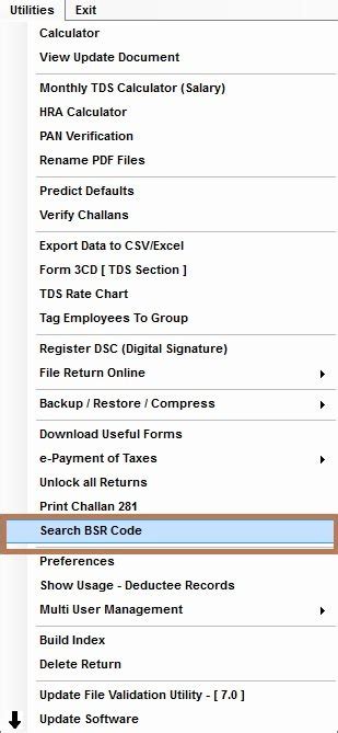 Additional Search Bsr Code Tdsman Ver 151 User Manual